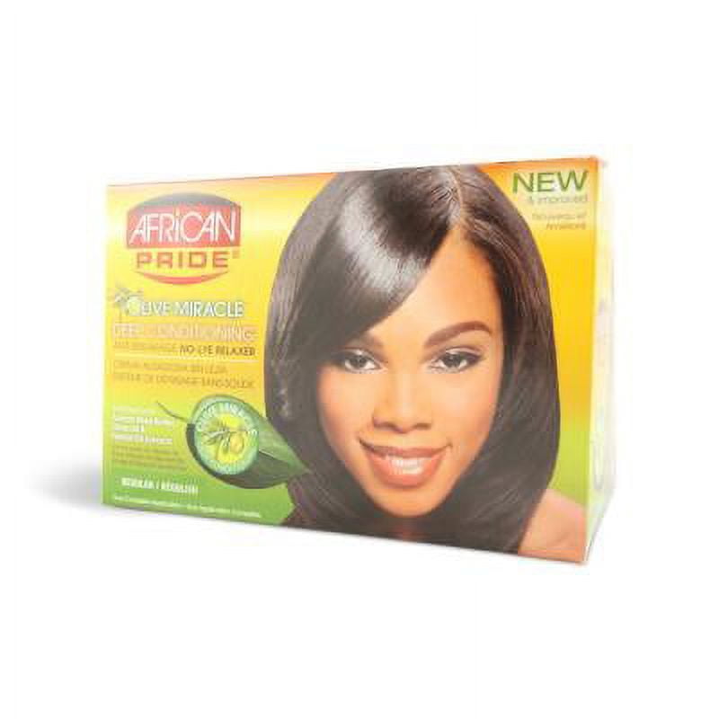 African Pride Olive Miracle Deep Conditioning Anti-Breakage No Lye ...