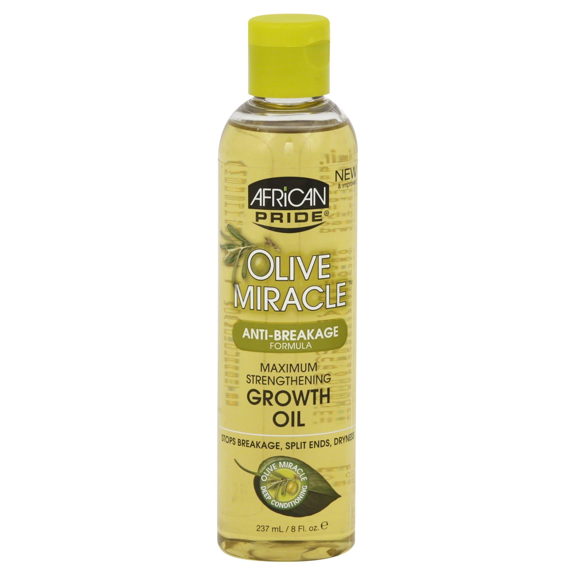 African Pride Olive Miracle Hair Treatment Growth Oil, 8 Oz. - Walmart.com