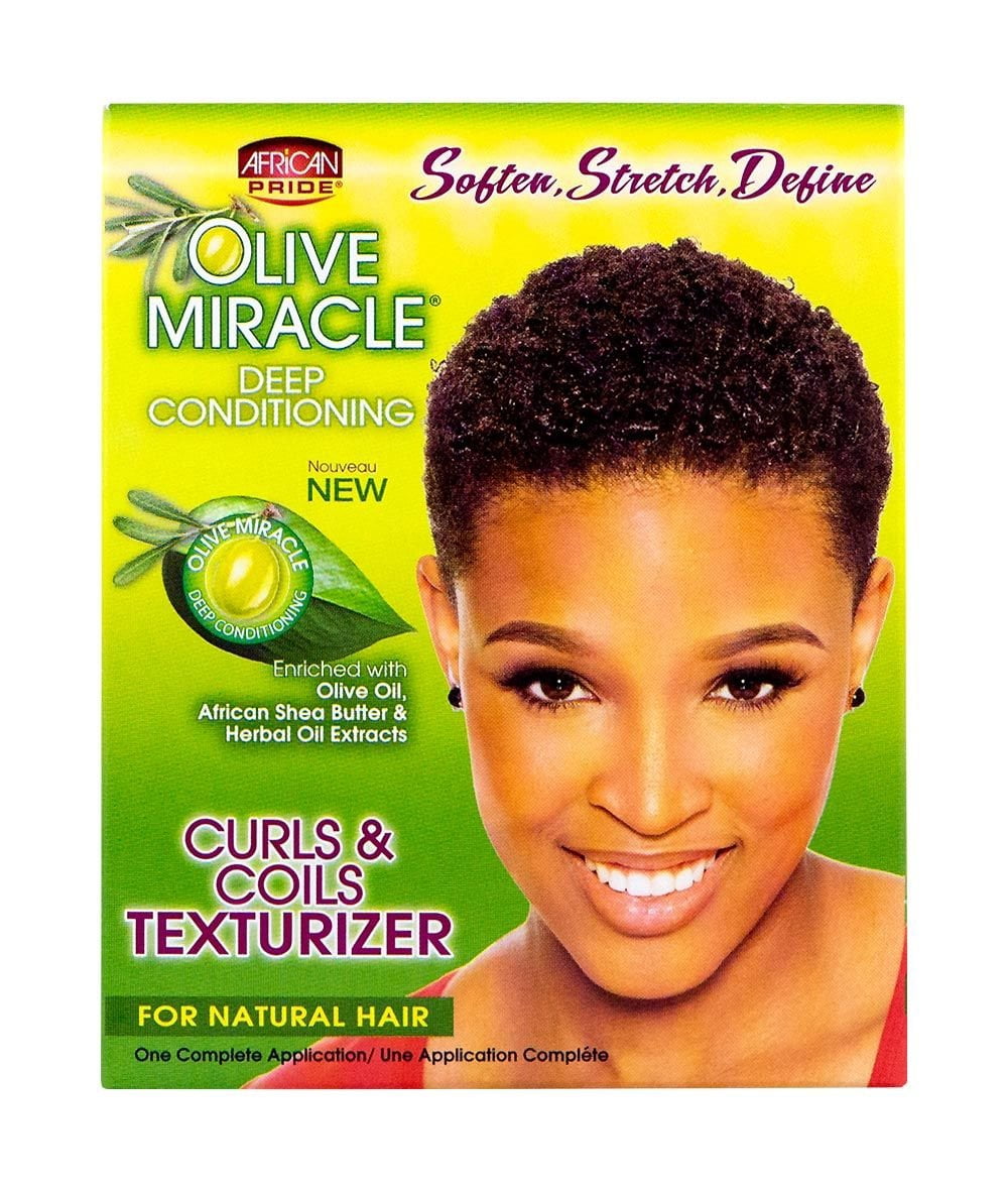 African Pride Olive Miracle OKA4 Curls & Coils Texturizer - Contains ...