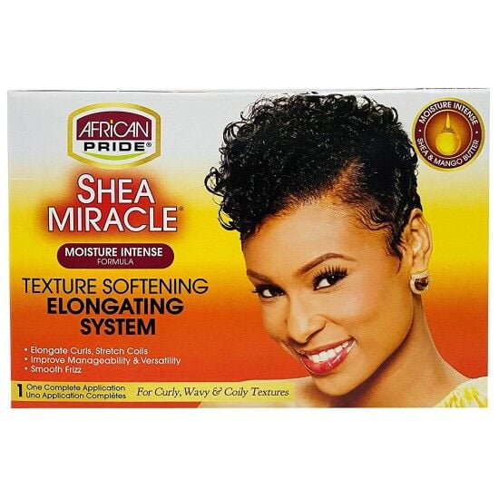 African Pride Shea Butter Miracle Texture Softening Elongating System ...