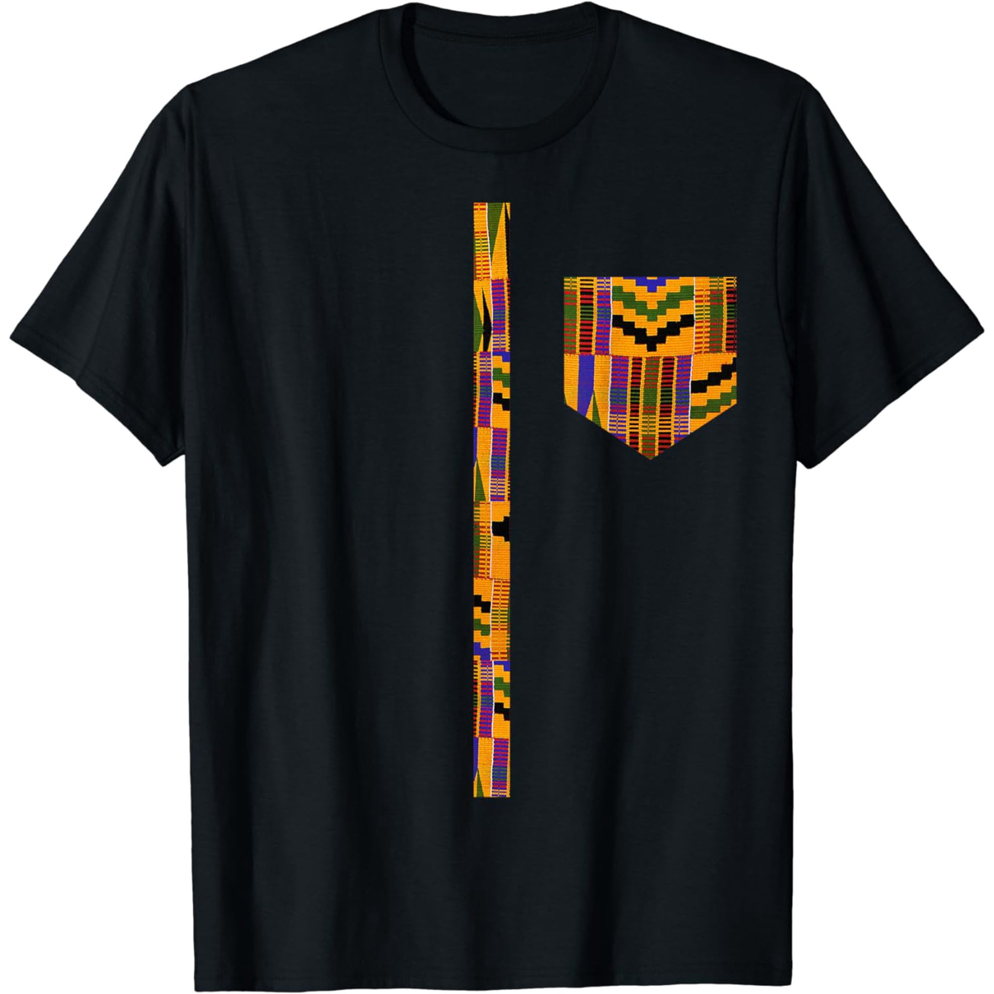 African Print Dashiki for Men Traditional African Kente pure cotton T ...
