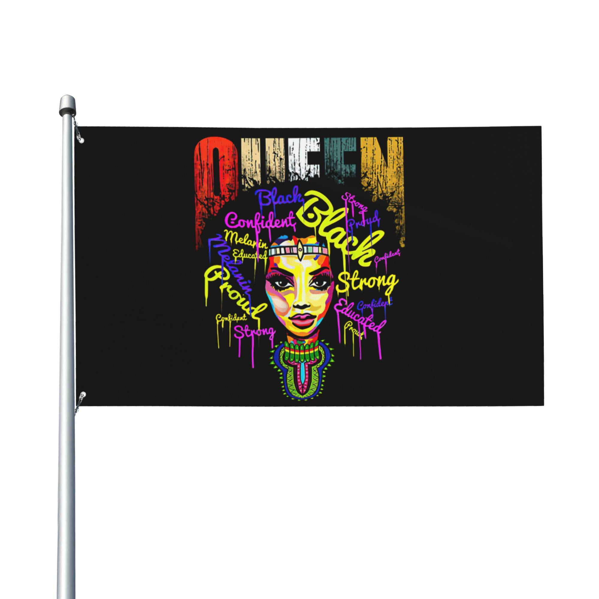 African Queen Black Girl Magic Flag Built For Outdoor Use America ...