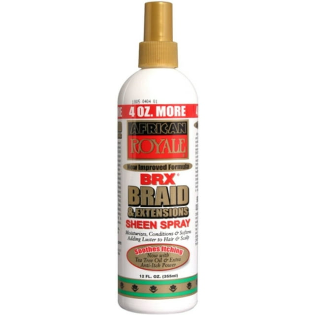 African Royale BRX Braid and Extensions Moisturizing Sheen Hair Spray ...