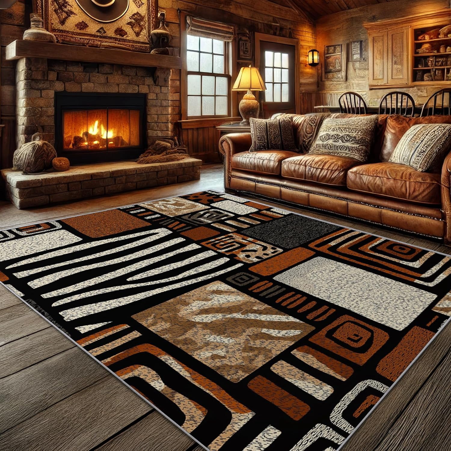 African Rugs for Living Room, African Tribal Rug Home Decor, Boho Area ...