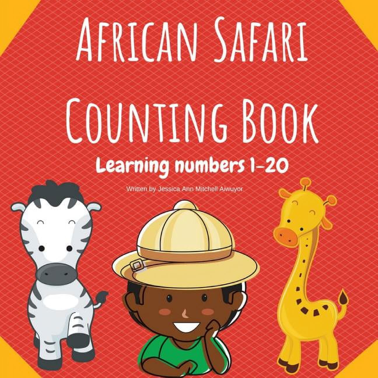 African Safari Counting Book: Learning Numbers 1-20, (Paperback ...