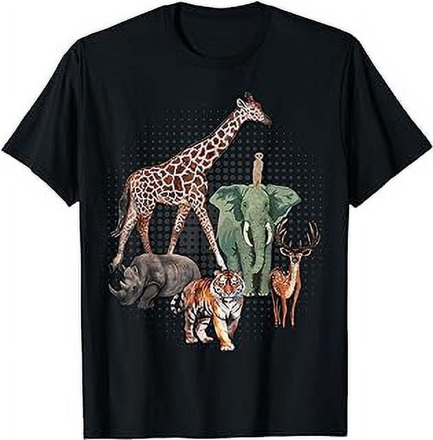 African Safari zoo Squad Safari Jungle Animals Wild Animals T-Shirt ...