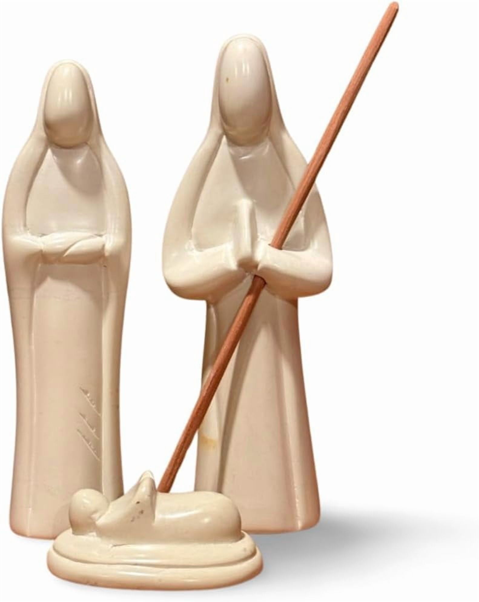African Soapstone Nativity Set Hand-carved Kisii stone Figurine Holy ...