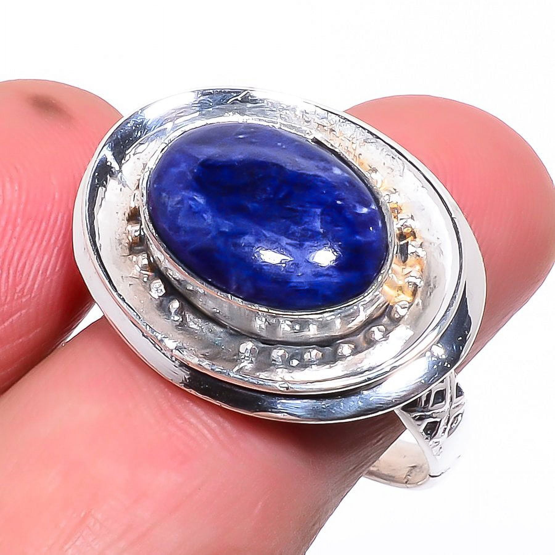 African Sodalite 925 Sterling Silver Jewelry Handmade Ring s.9 T8622 ...