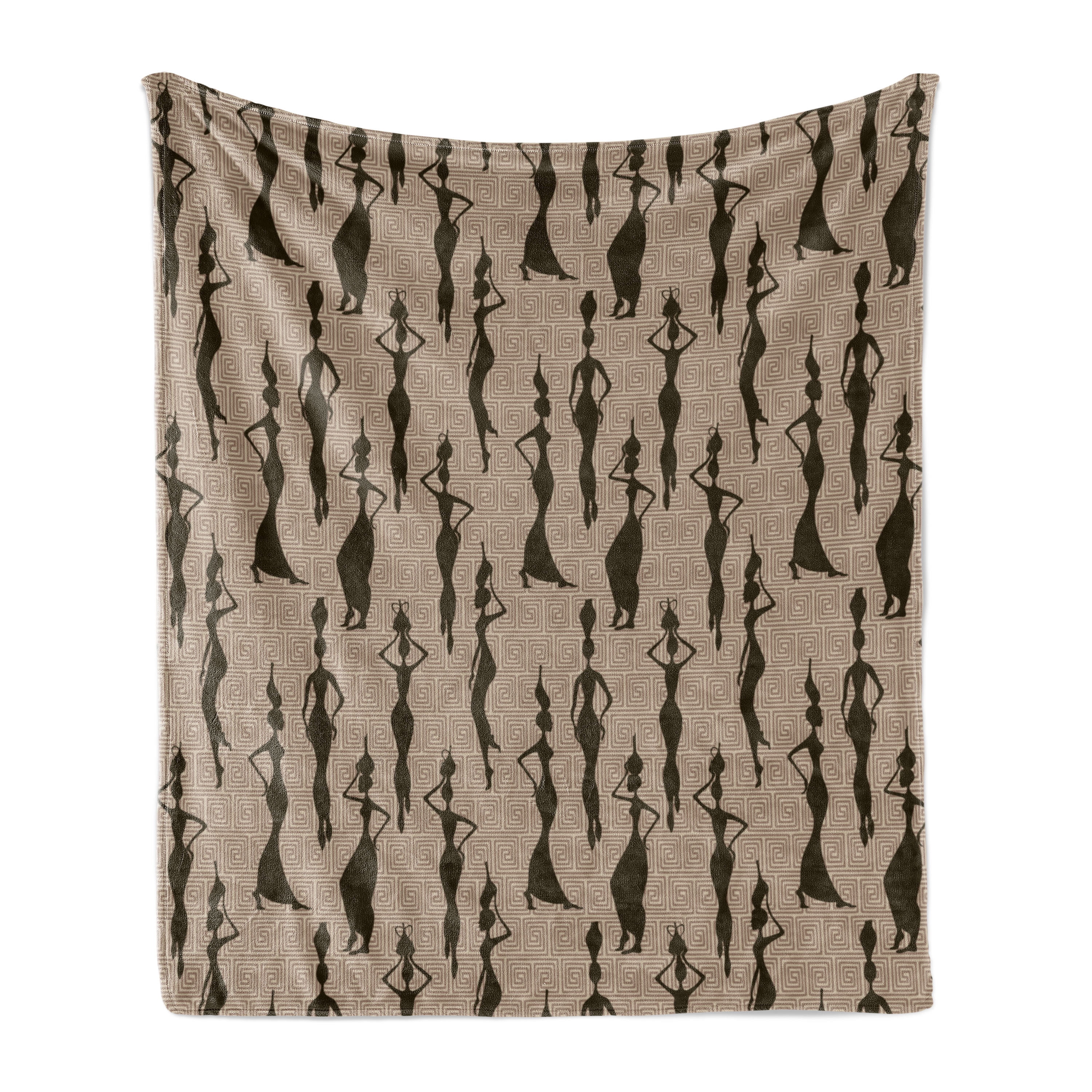 African Soft Flannel Fleece Blanket, Woman of Color Carrying Water ...