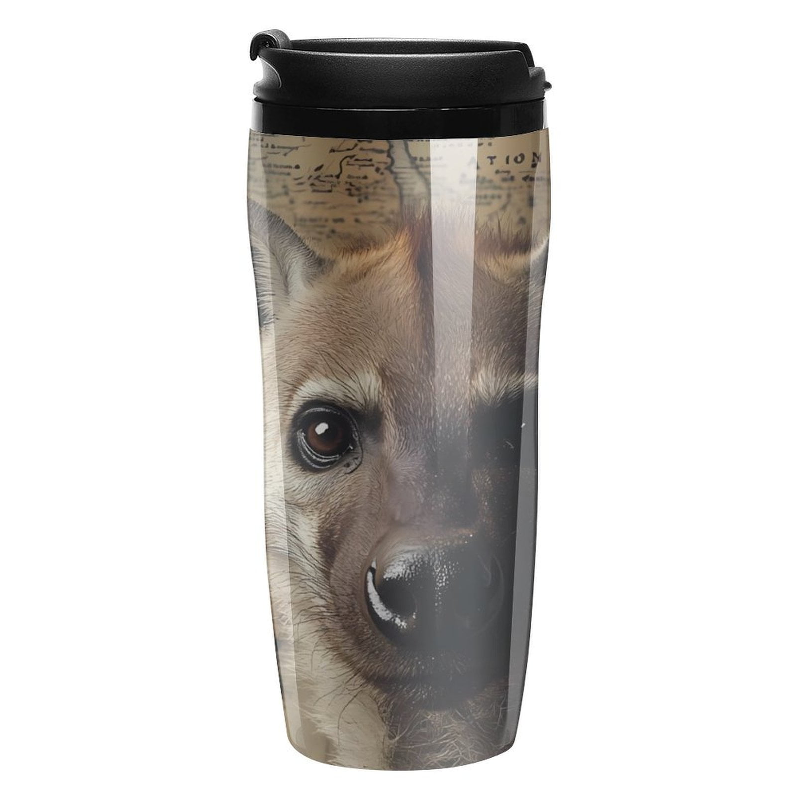 African Spotted Hyena Travel Coffee Tumbler Reusable Cup for Coffee or ...