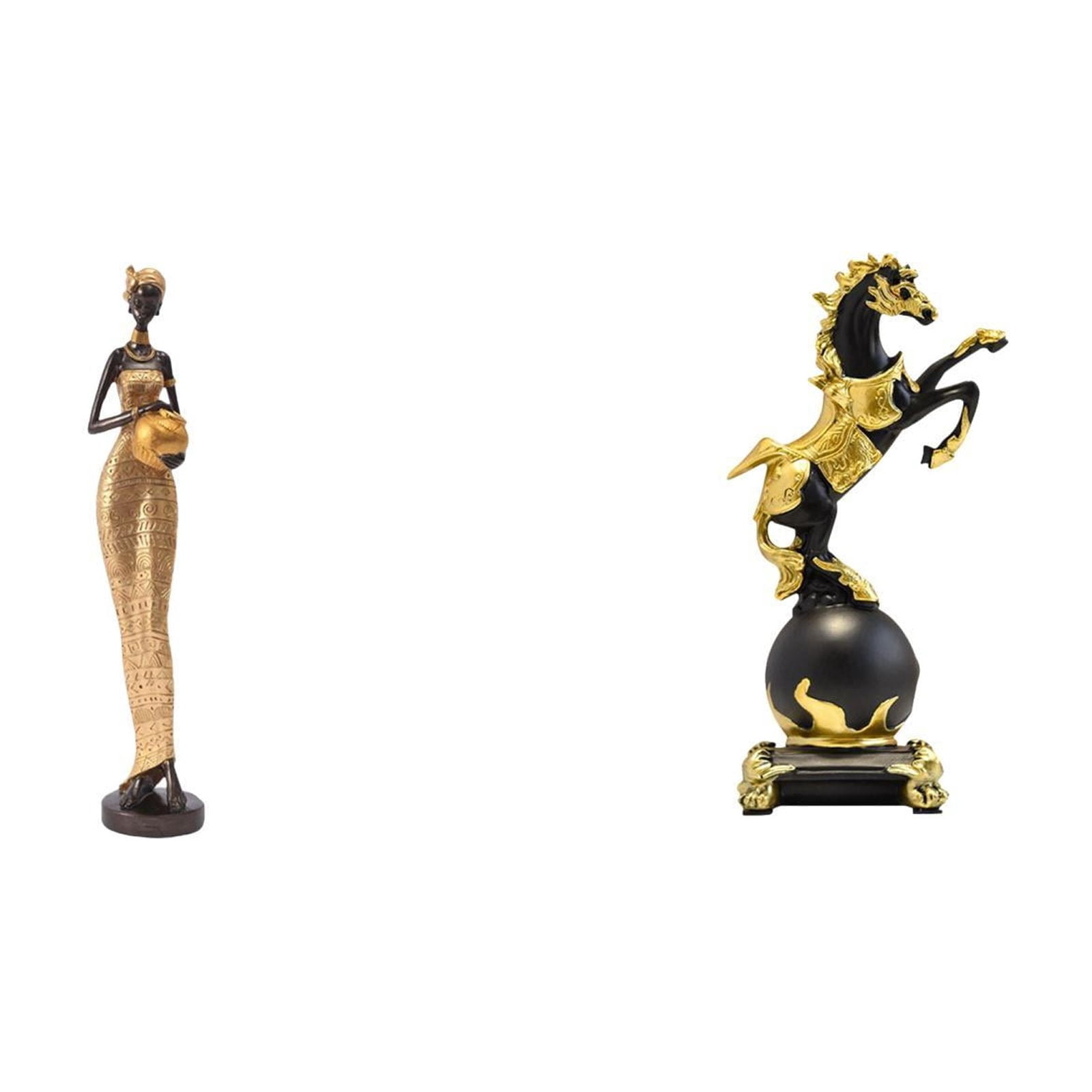 African Statues and Sculptures Women Statue Shop Horse Statue Resin ...