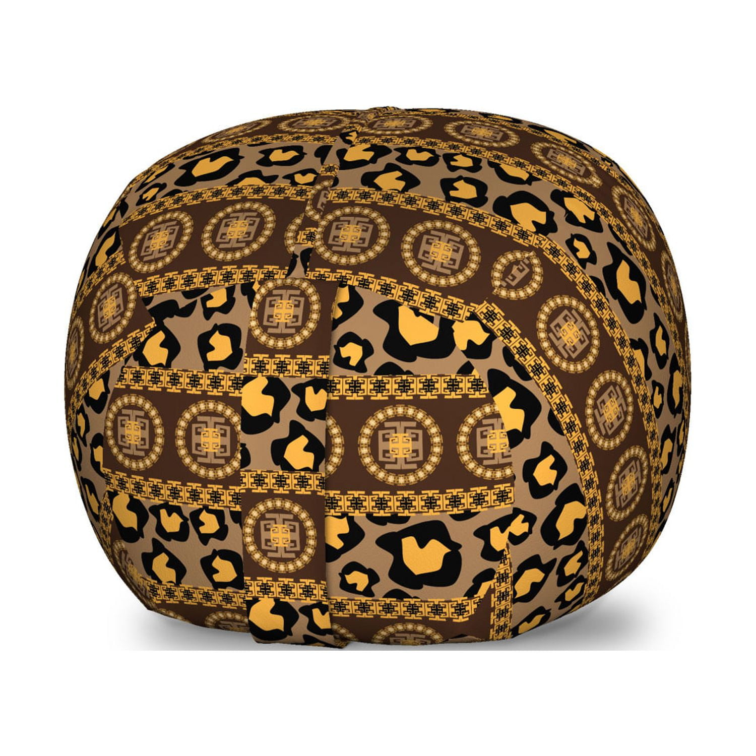 African Storage Toy Bag Chair, Traditional Ornament Striped Pattern ...