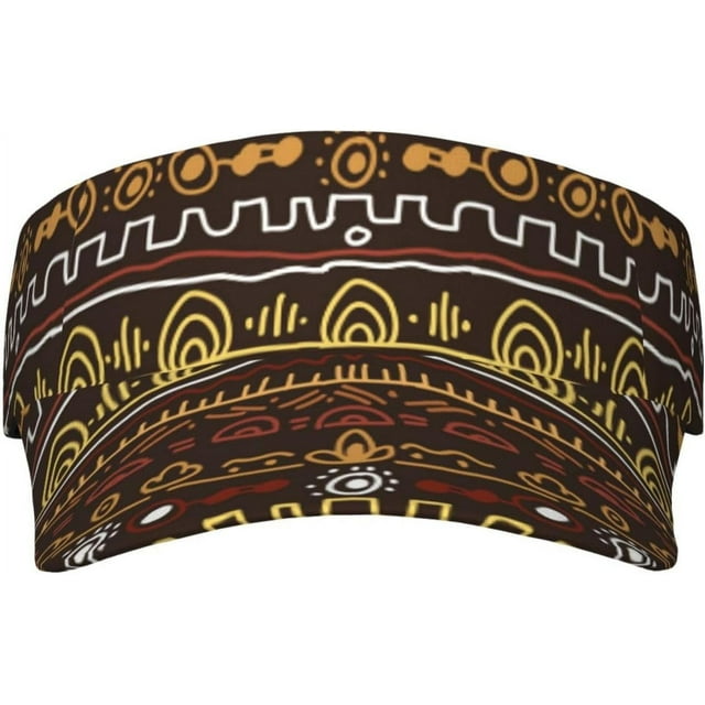 African Sun Visor Hats African Visor Cap Adjustable Outdoor African ...