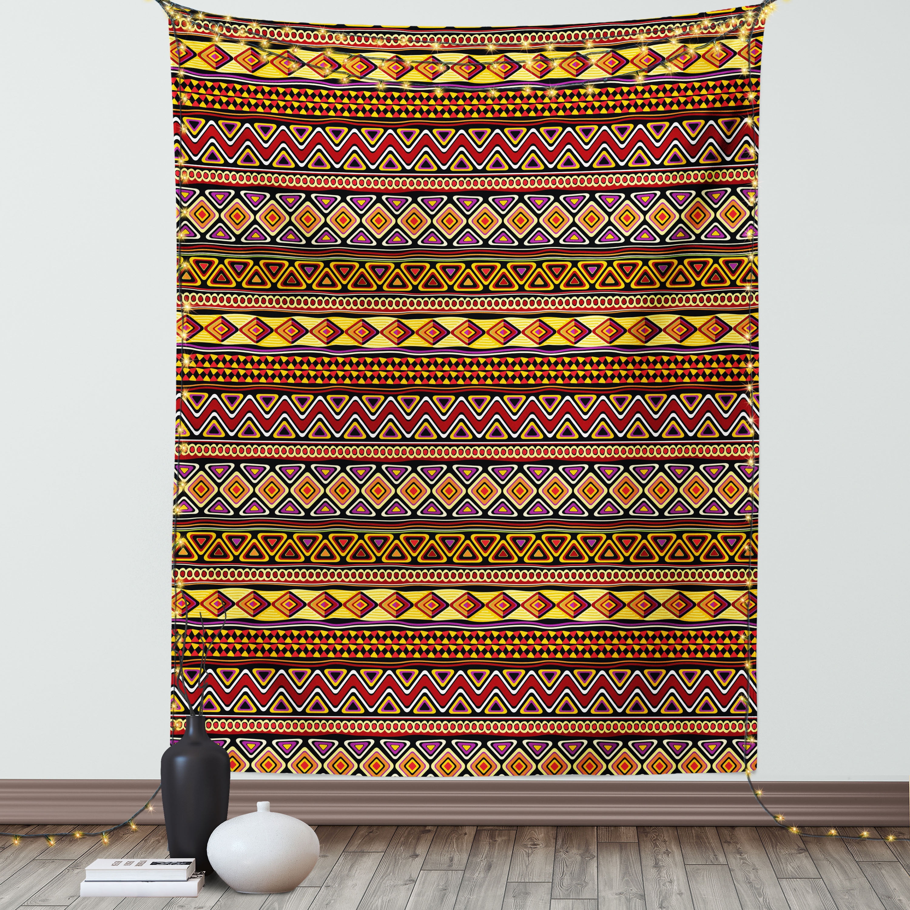 African Tapestry, Motifs from the Dark Continent Diamond Shape Zig Zag ...