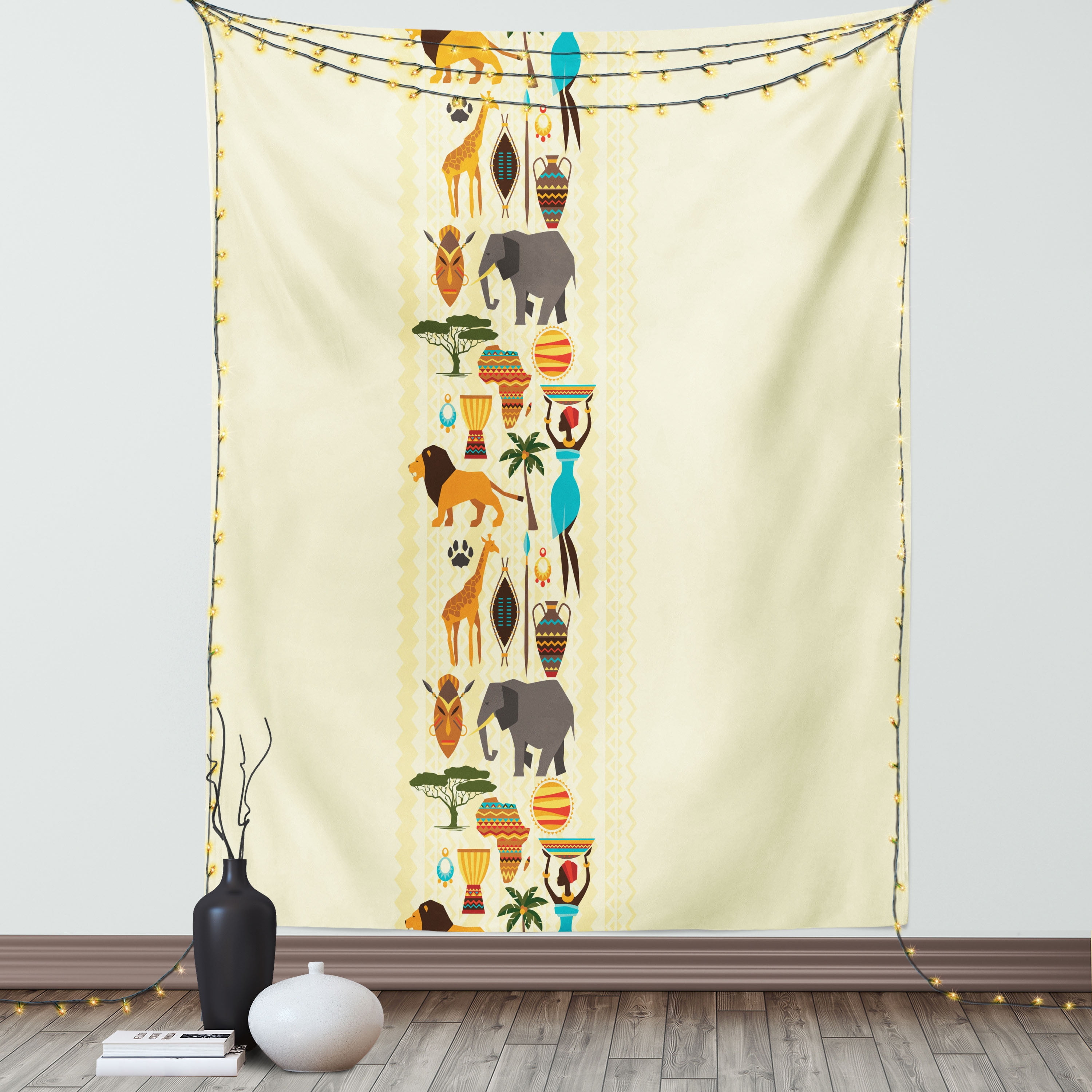 African Tapestry, The Dark Continent Ethnic Elements Woman of Color ...