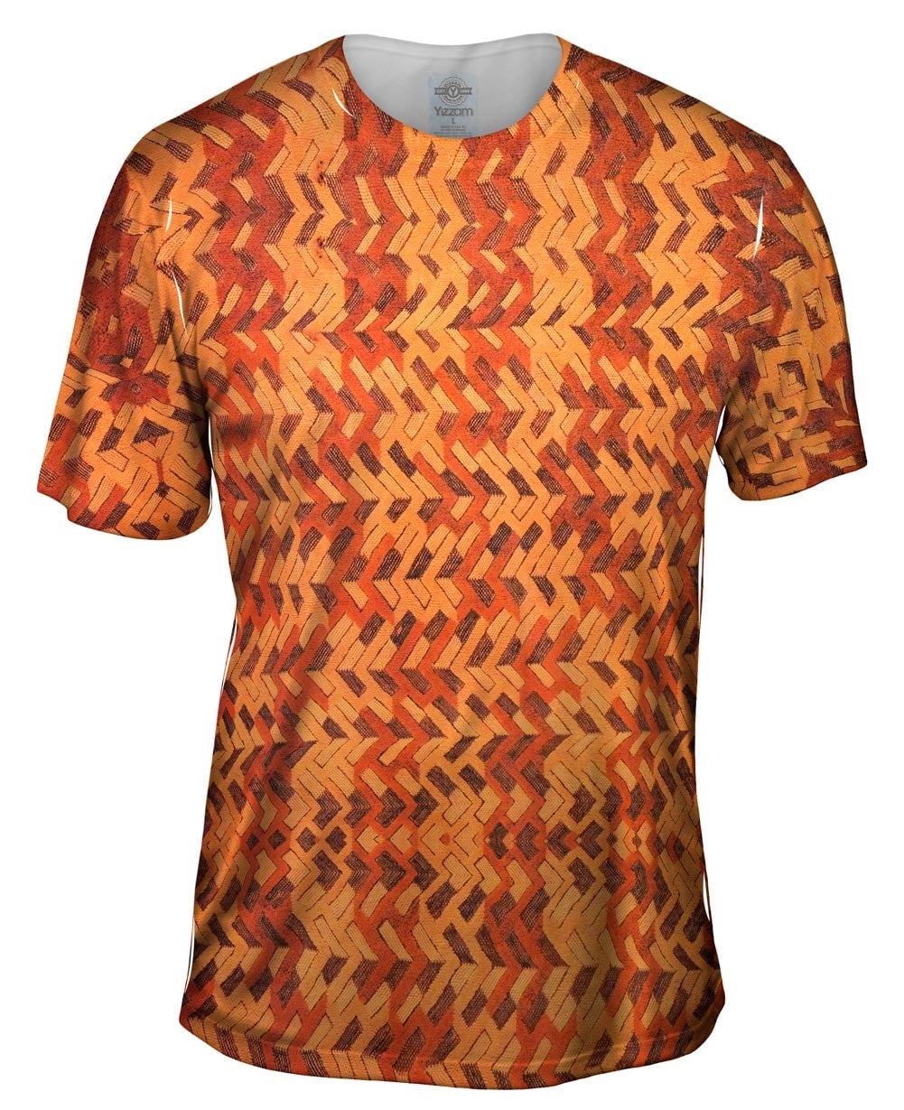 African Tribal Kuba Cloth Boomerang Mens T-Shirt All Over Print ...