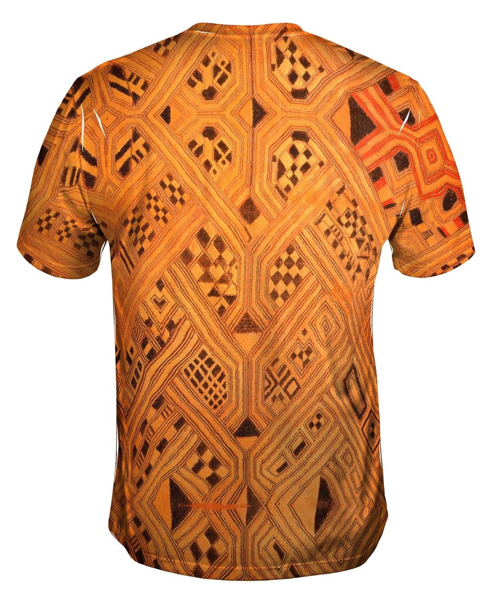 African Tribal Kuba Cloth Lattice Runway Mens T-Shirt All Over Print ...
