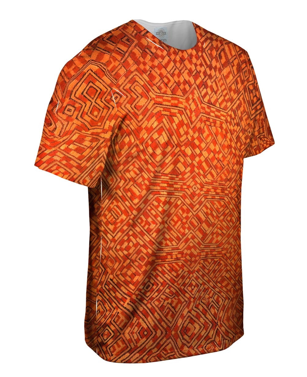 African Tribal Kuba Cloth Pattern Mens T-Shirt All Over Print - Walmart.com
