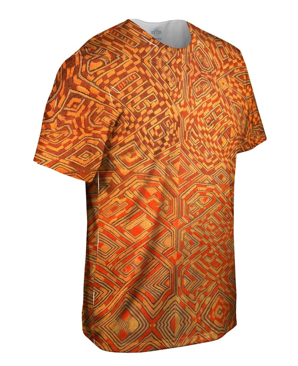 African Tribal Kuba Cloth Quadrant Mens T-Shirt All Over Print ...