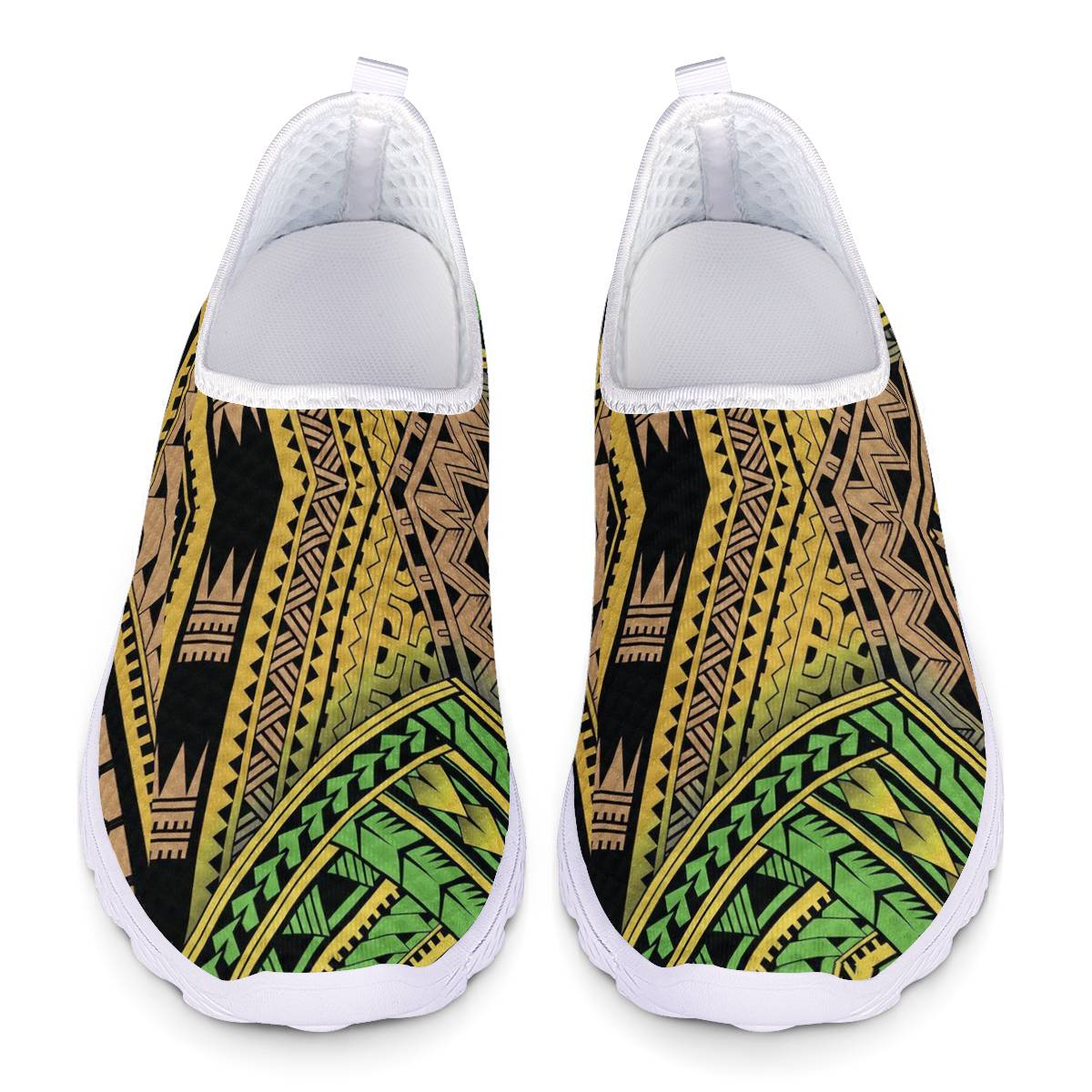 African Tribal Pattern Light Loafers Shoes for Woman Slip On Sneakers ...