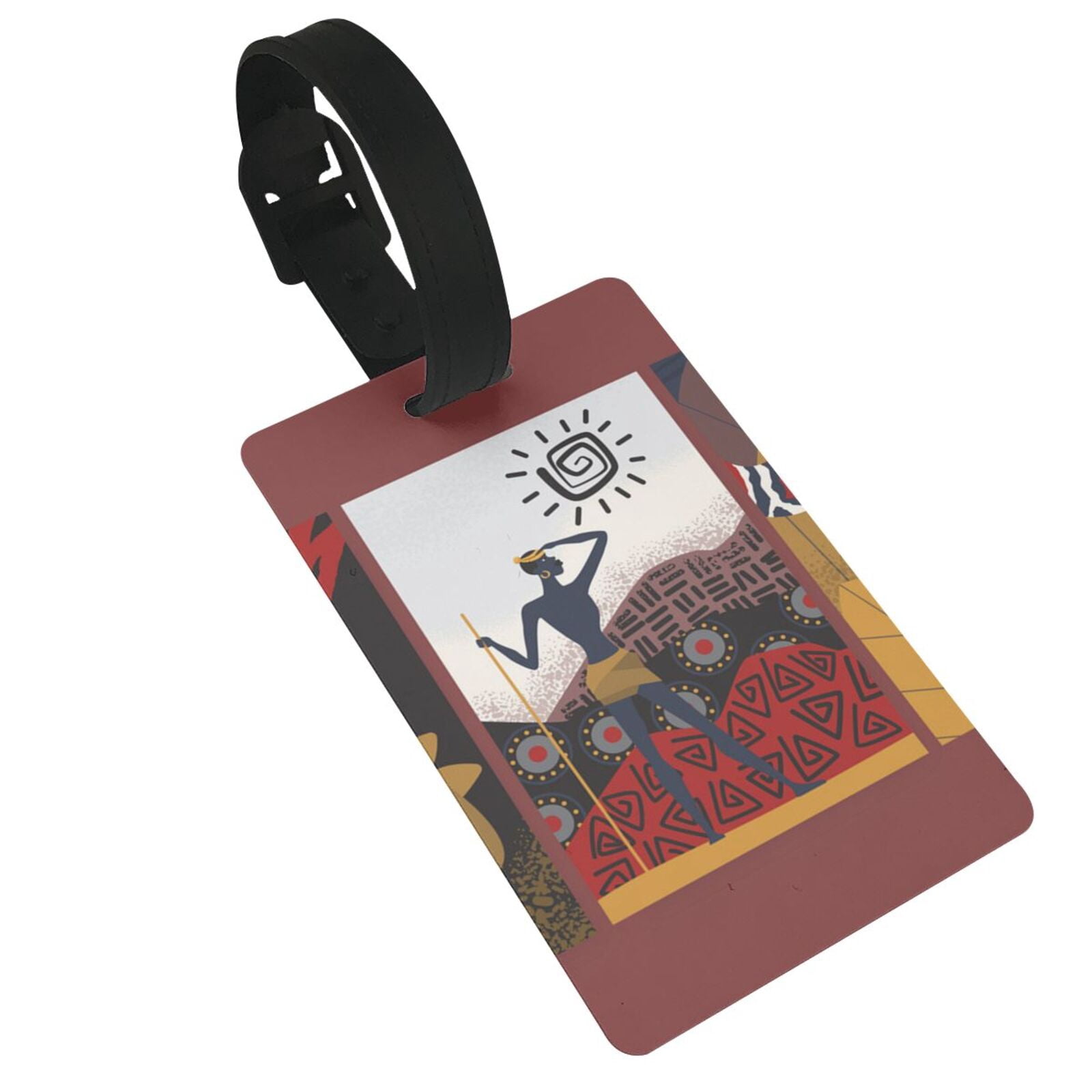 African Tribe Aborigine Tribal Luggage Tags Suitcases ID Baggage ...