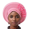 African Turban Headwrap for Female Fashion Formal Head Scarf Bonnet Hat ...