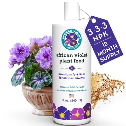 African Violet Fertilizer | Premium Liquid Plant Food for Strong Roots ...