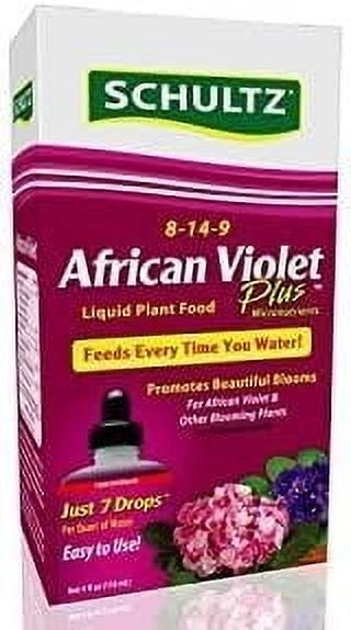 Schultz African Violet Food 4oz, Easy-to-Use Plant Fertilizer for ...