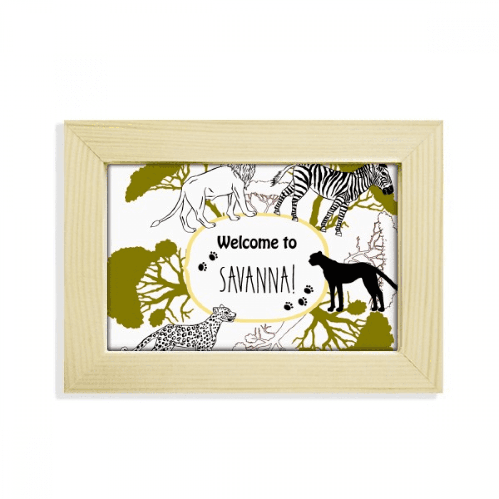 African Welcom To Savanna Pinto Leopard life Desktop Decorate Photo ...