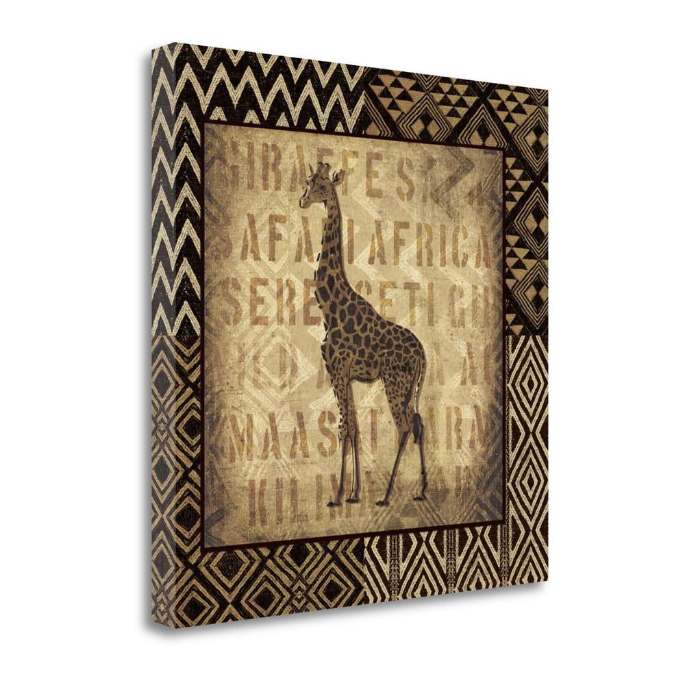 "African Wild Giraffe Border" By Wild Apple Portfolio, Gallery Wrap ...