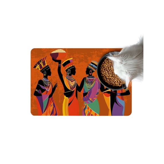 African Women Doormat Non Slip Diatomaceous Earth Door Mat Absorbent ...