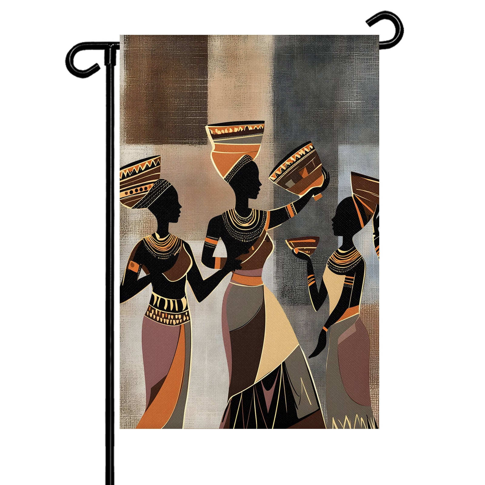 African Women Garden Flag 28x40 Inch Tribe Ethnic Style Double Sided ...
