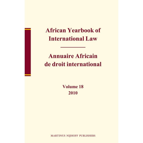 African Yearbook Of International Law / African Yearbook of International Law / Annuaire ...