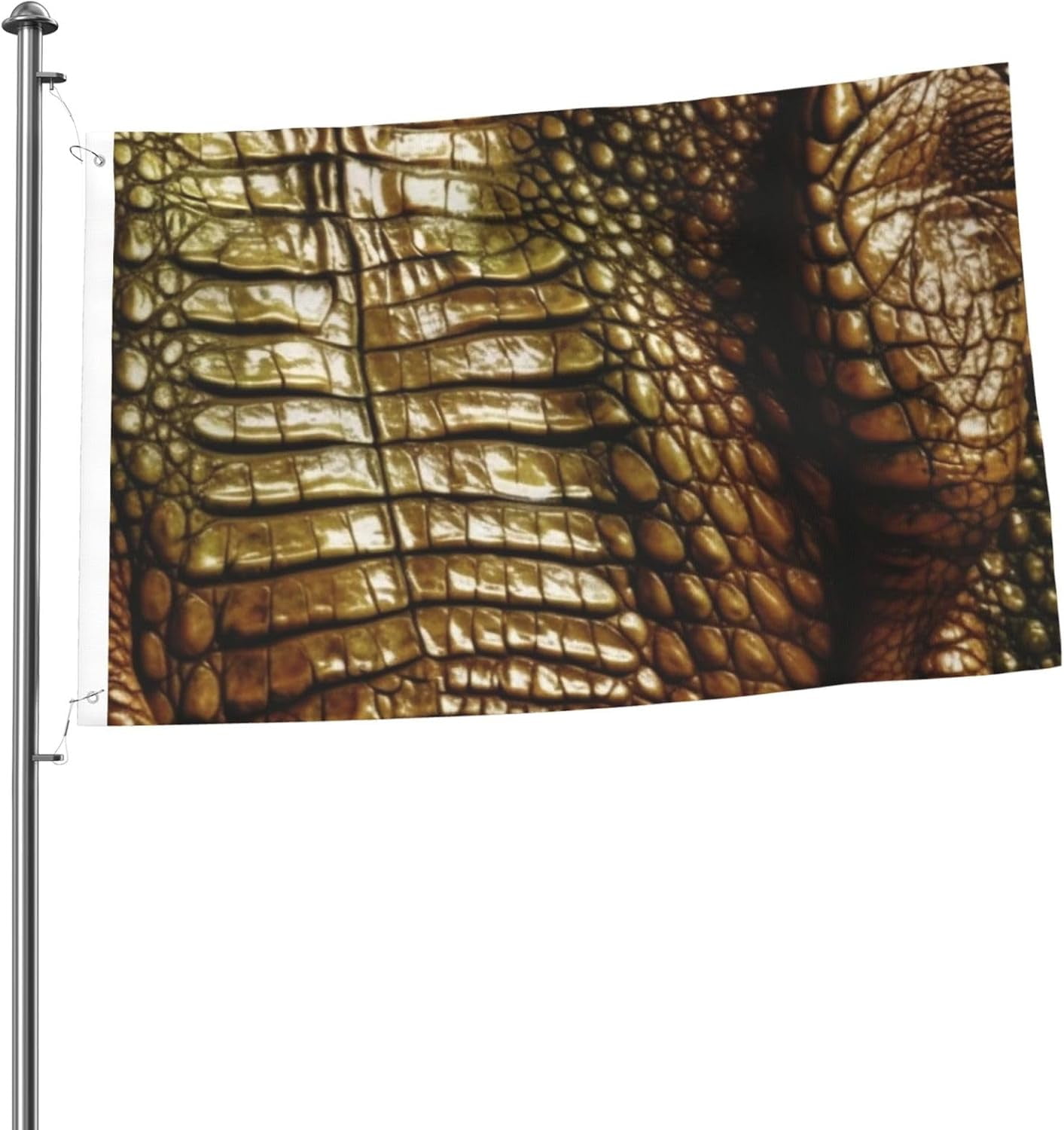 African crocodile Garden Flags Holiday Banner with Brass Grommets Large ...