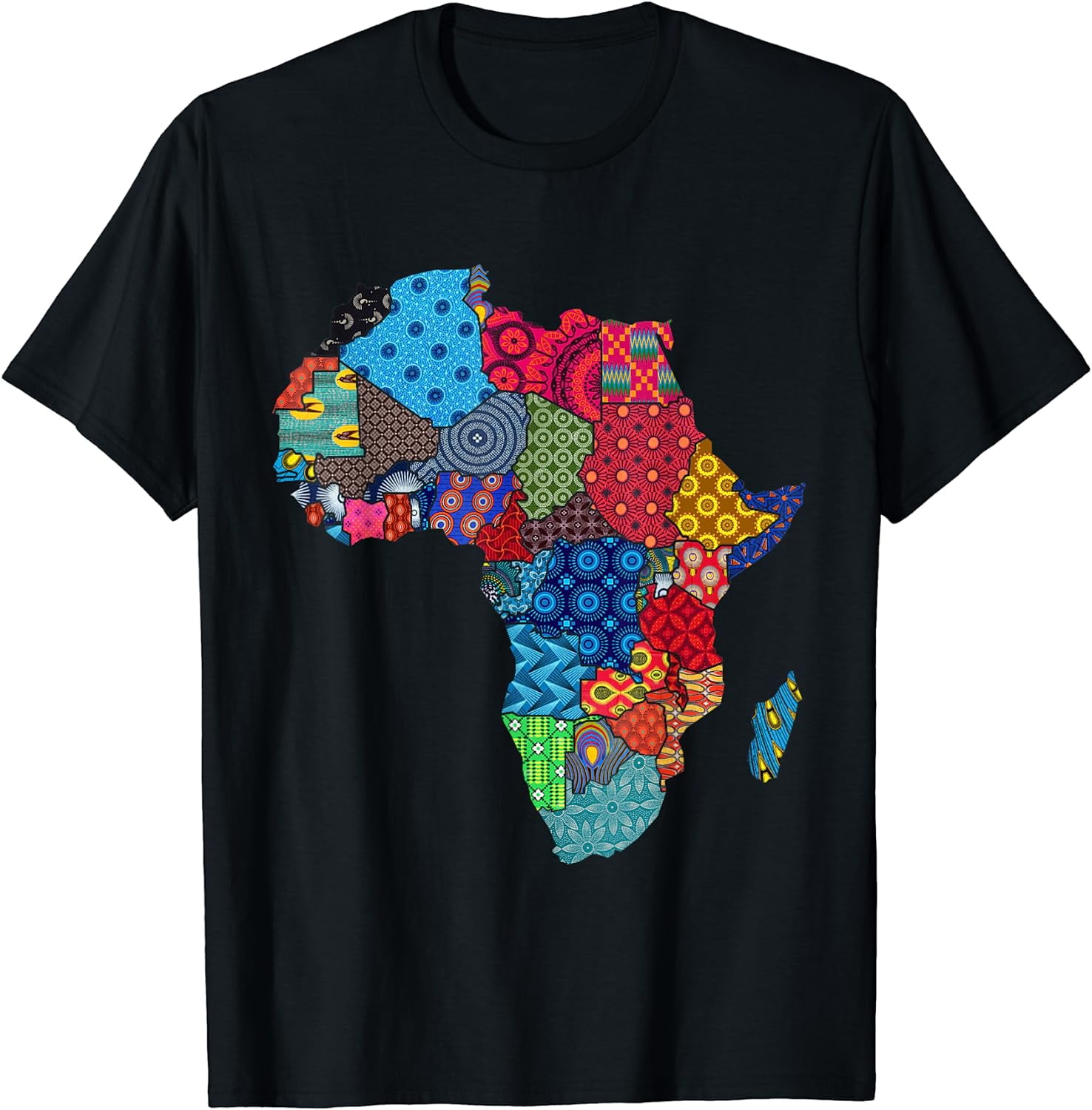 African pride traditional ethnic fabric pattern t shirt - Walmart.com