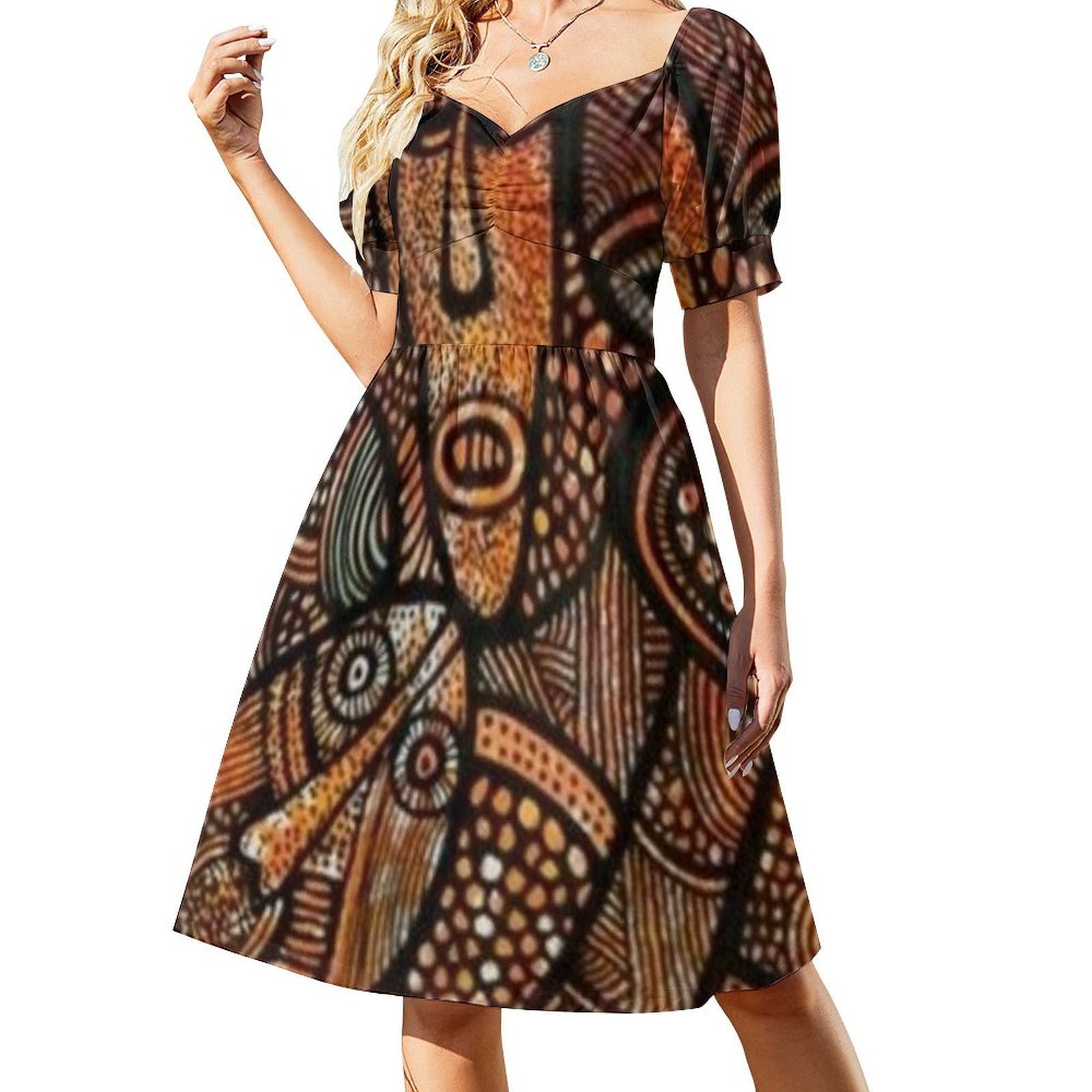 African tribal design Sleeveless Dress birthday dress for women luxury ...