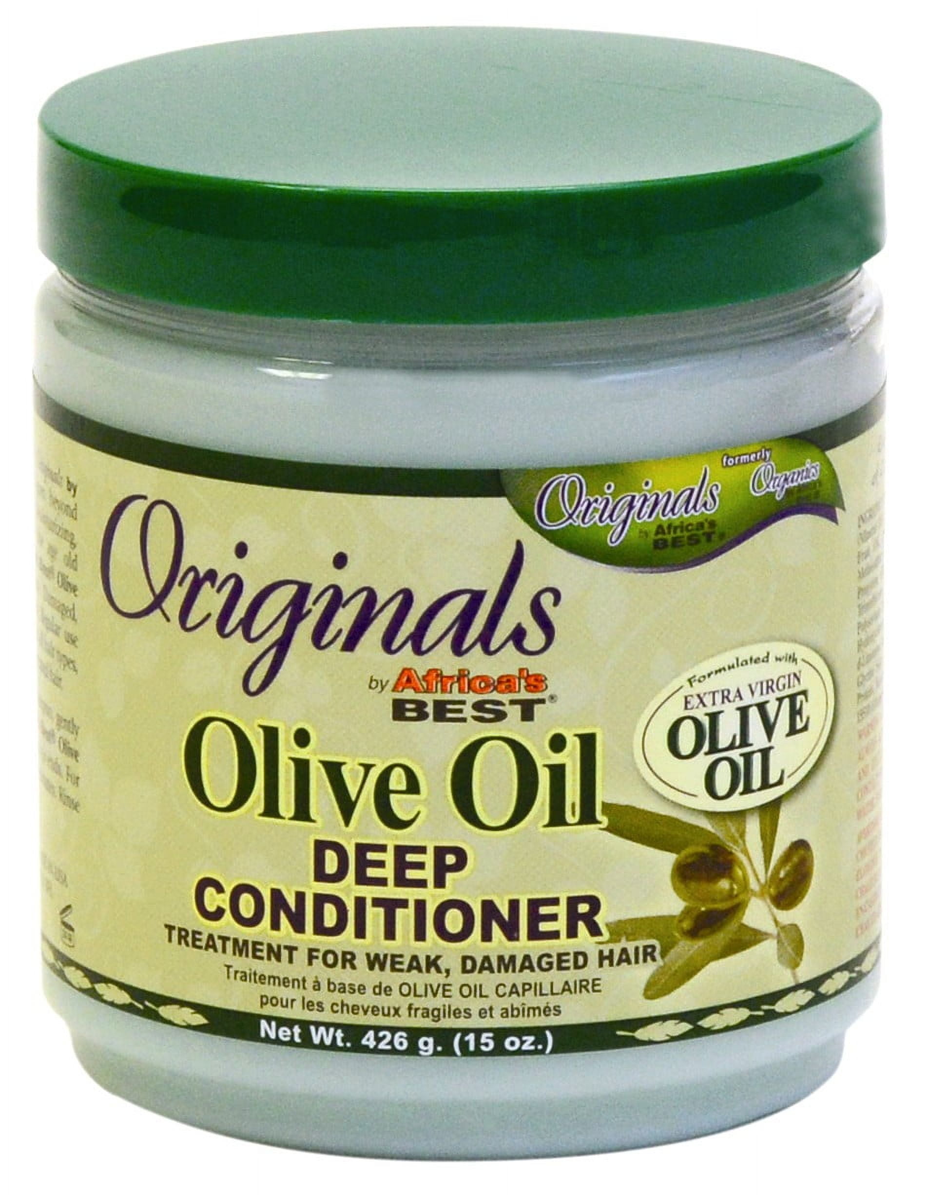 Africas Best Originals Olive Oil Deep Conditioner 15oz Jar - Walmart.com