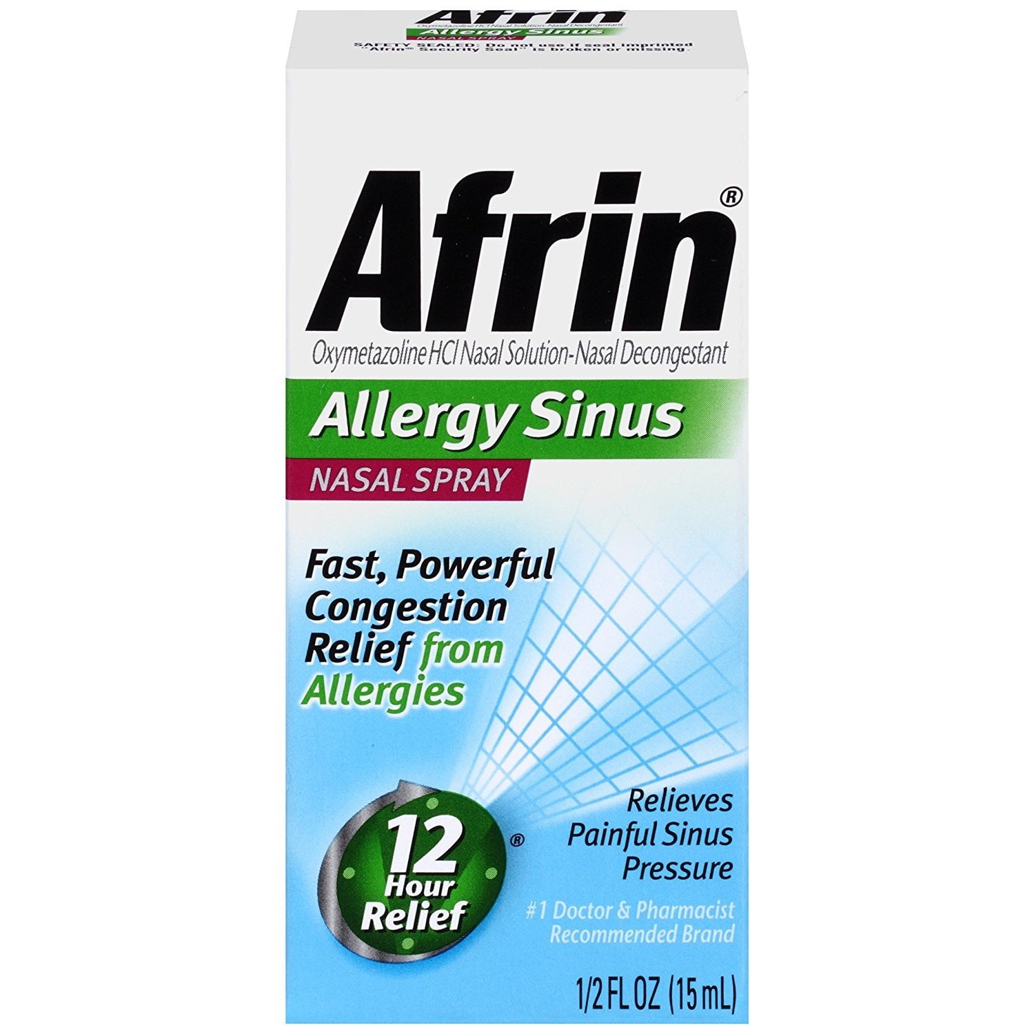 Afrin Allergy Sinus Nasal Spray, 15ml - Walmart.com