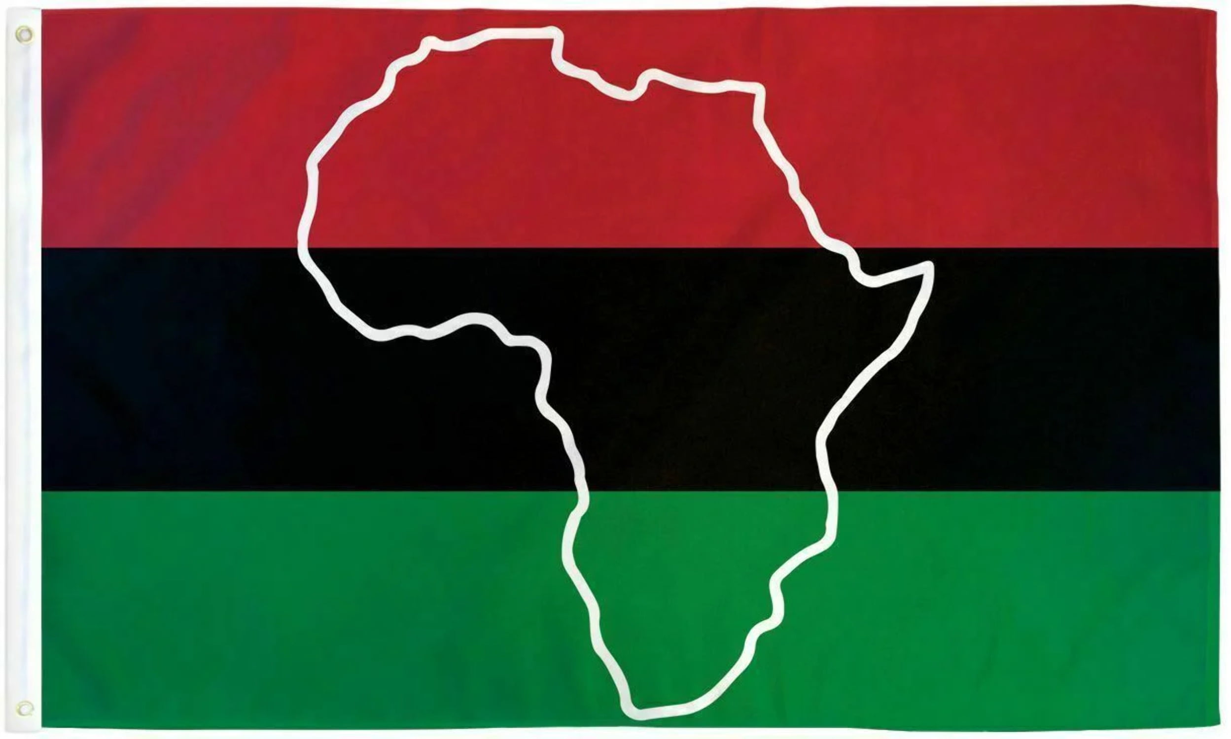 Afro American Map Flag 3x5 African Unity Heritage Flag Pan-African RGB ...