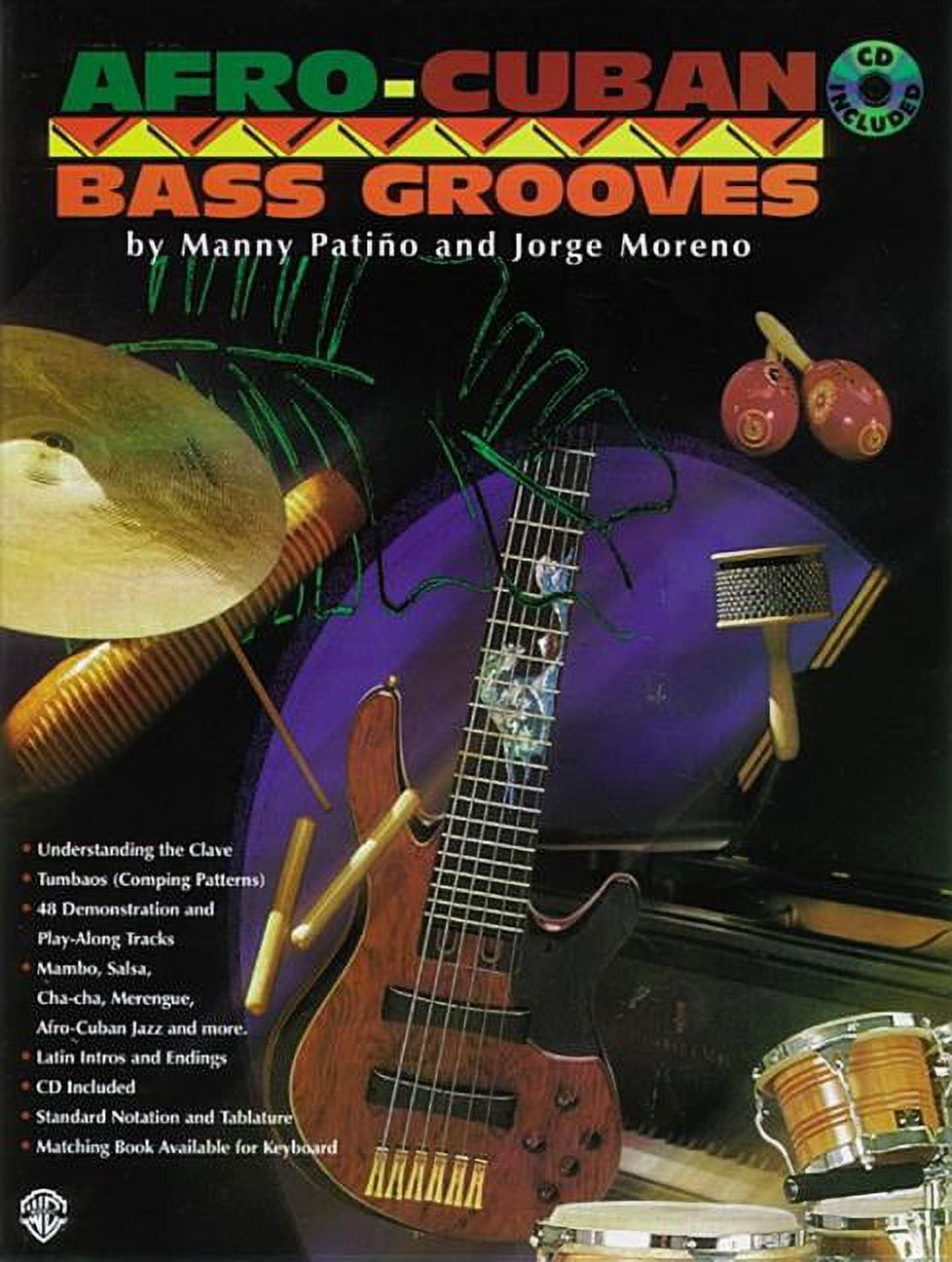 Afro-Cuban Bass Grooves: Book CD - Walmart.com