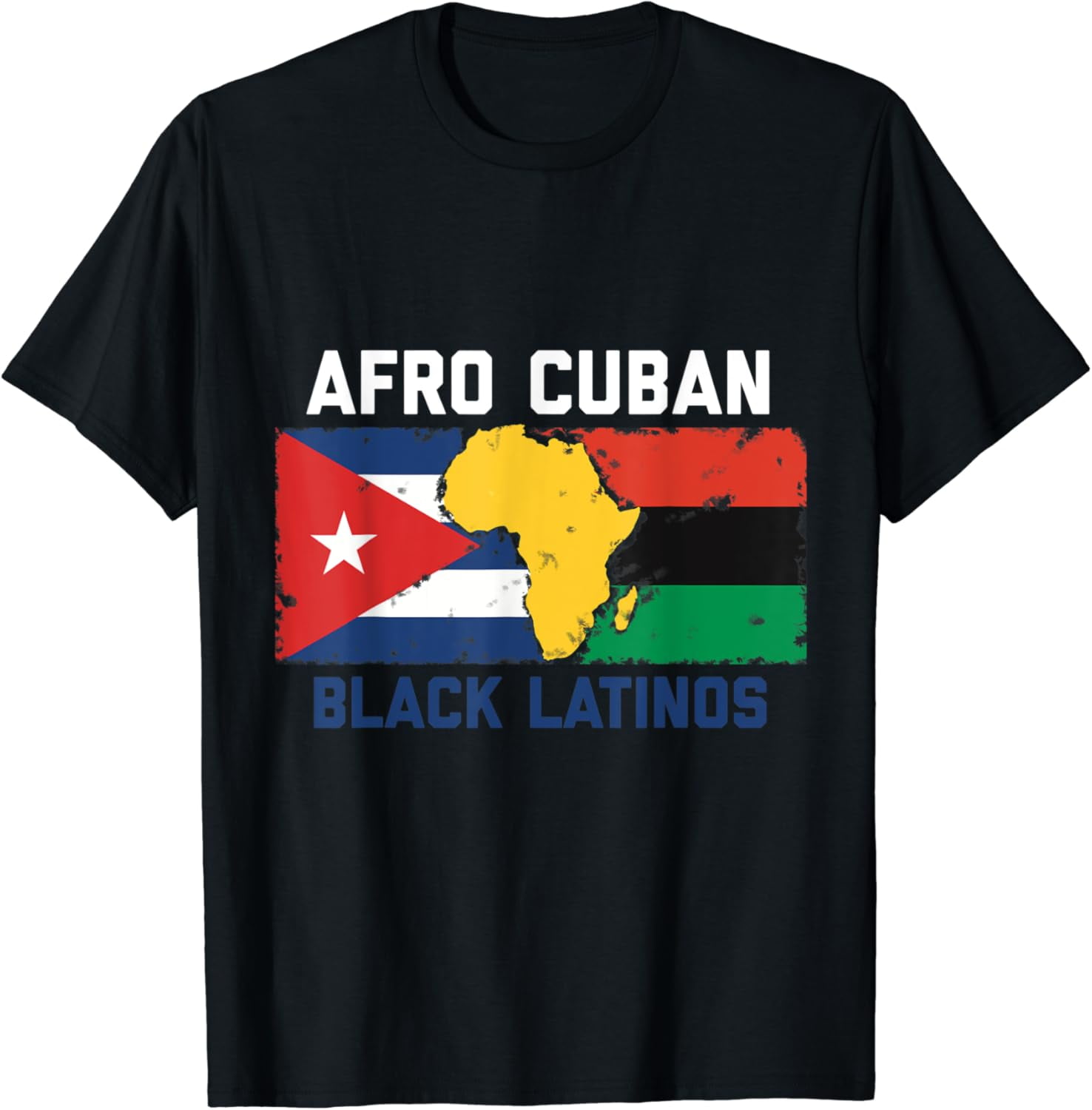Afro-Cubans, Black Latinos Activist T-Shirt - Walmart.com