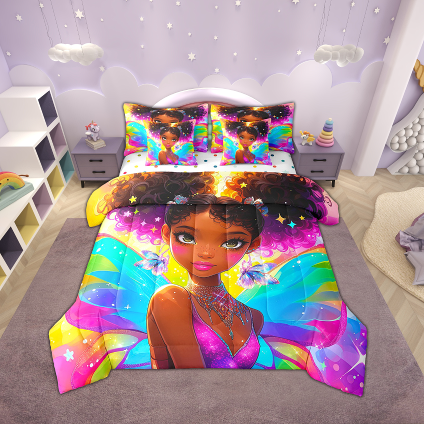 Afro Bed in a Bag King Size Comforter Set 7 Pieces,American African ...