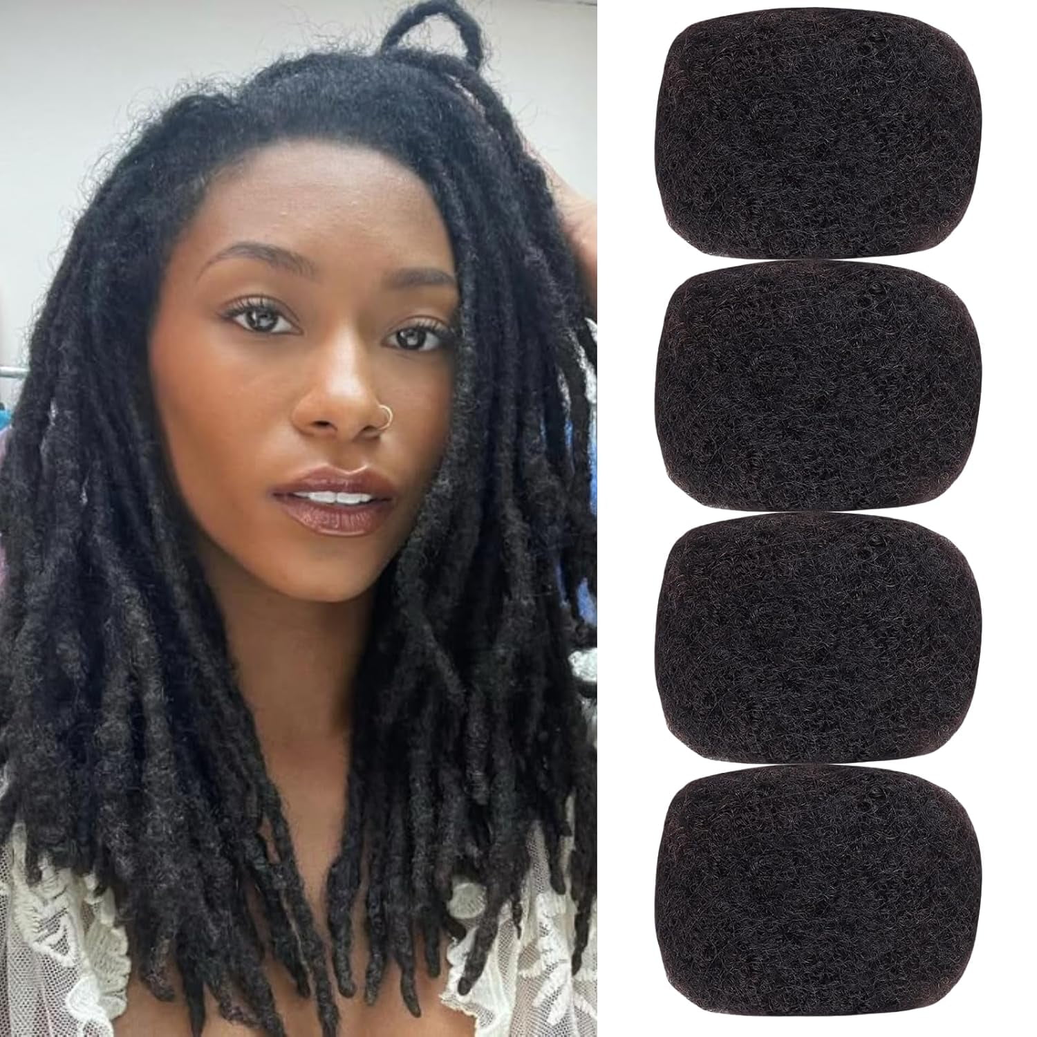 Afro Kinky Curly Hair Afro Kinky 100% Bulk Natural Human Hair Braiding ...
