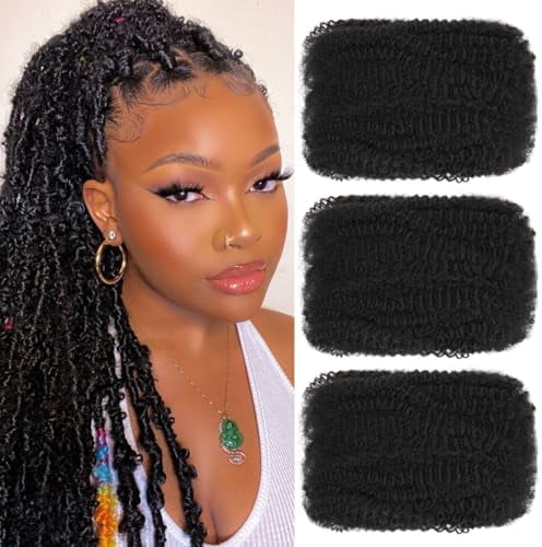 Afro Kinkys Human Hair for Mini Twist, Braiding, Loc Repair, Kinky ...