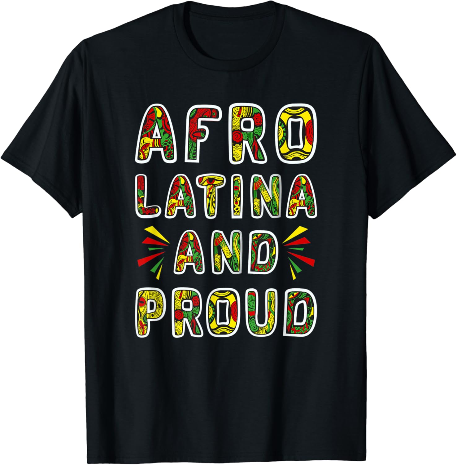 Afro Latina and Proud T shirt Black Latinx Pride Gift shirt - Walmart.com