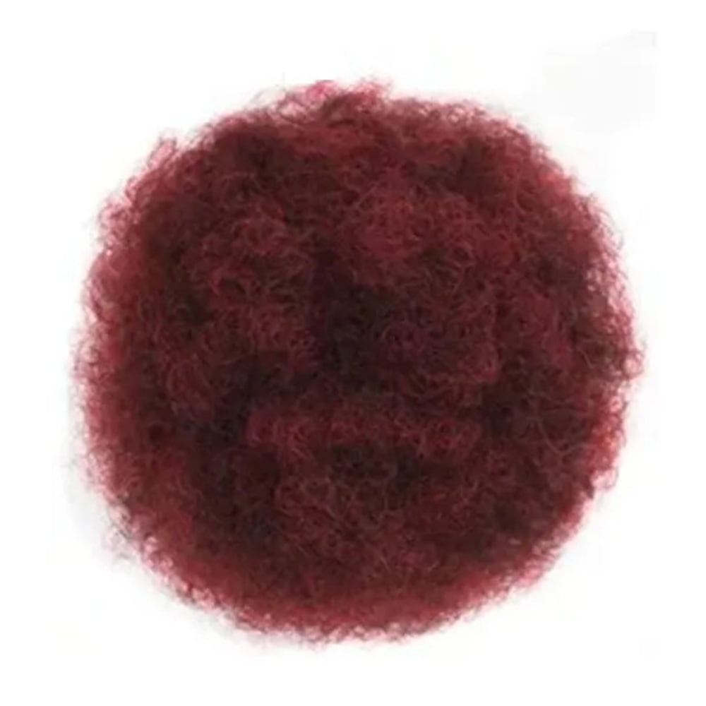 Afro Puff Bun Hair Piece Kinky Curly Drawstring Ponytail Clip in ...