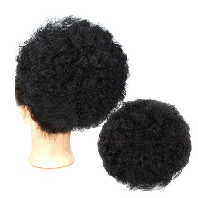 Afro Puff Drawstring Ponytail Extension for Black Women, Short Kinkys ...
