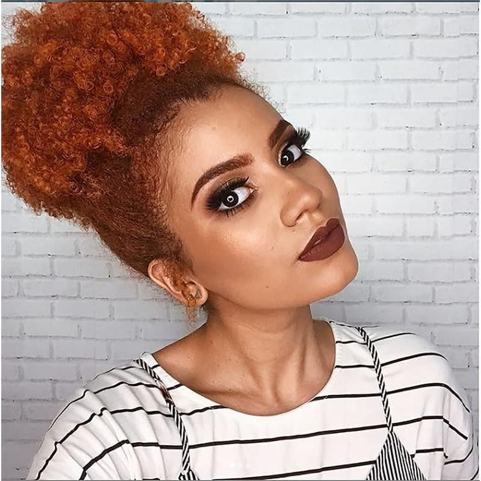 Afro Puff Drawstring Ponytail For Short Natural Hair, High Puff ...