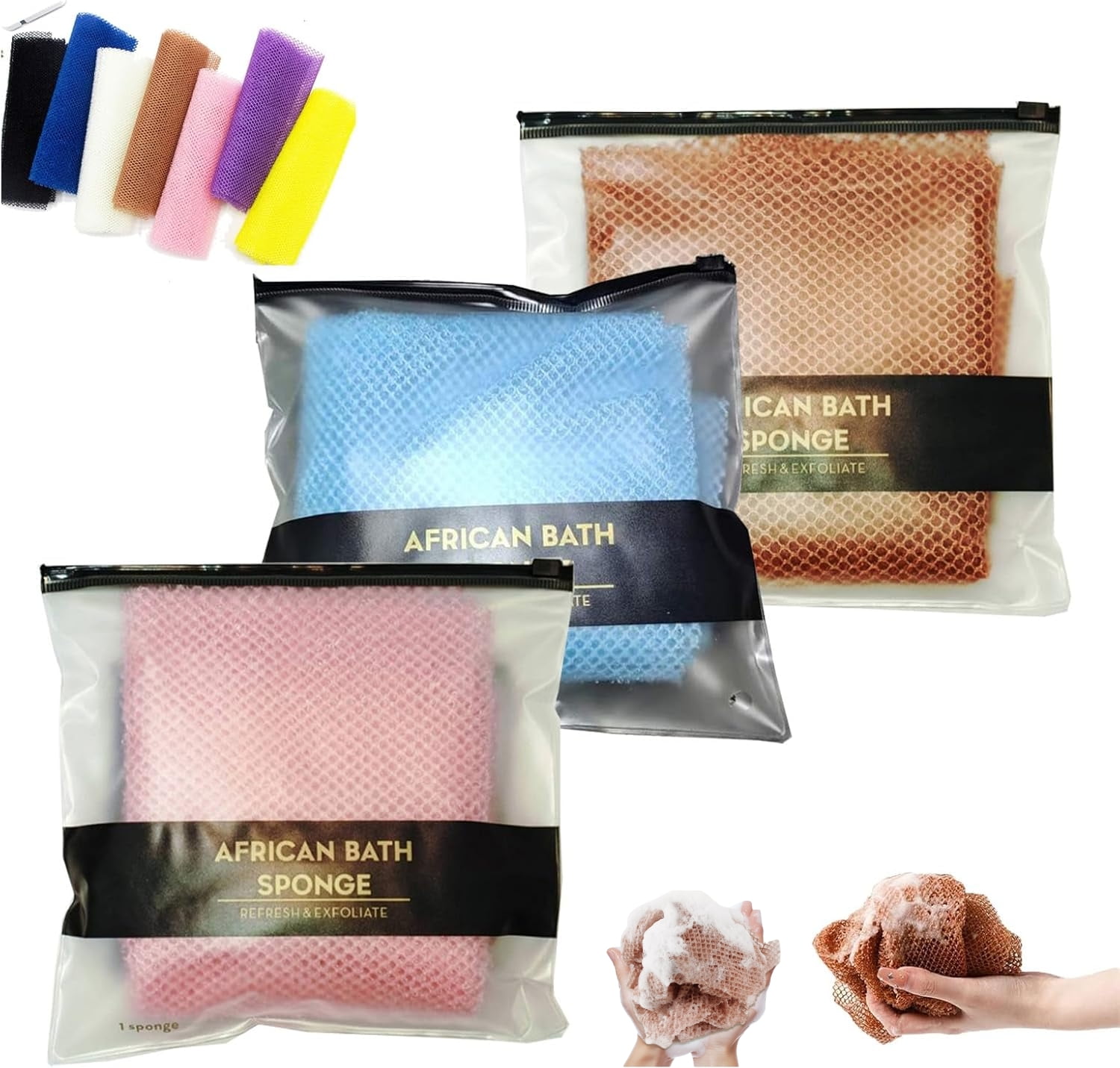 Afro Scrub African Net Sponge, Afroscrub African Exfoliating Net Sponge ...