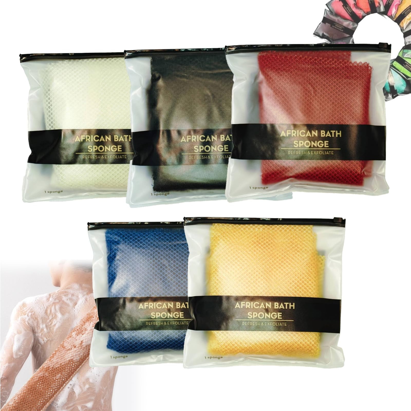 Afro Scrub African Net Sponge, Afroscrub African Exfoliating Net Sponge ...